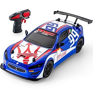 GrowFun Remote Control Car 2.4Ghz Maserati GT Electric Sport RC Drift Race Car 1:24 Scale Licensed RC Car Series High Speed Racing RC Truck Crawler Toys Model Vehicle for Age 8 9 10 11 12