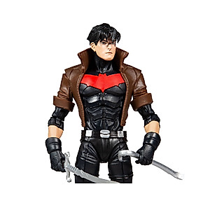 McFarlane DC Multiverse | 7 inch Action Figure | RED Hood Unmasked (Gold Label), 15170-1