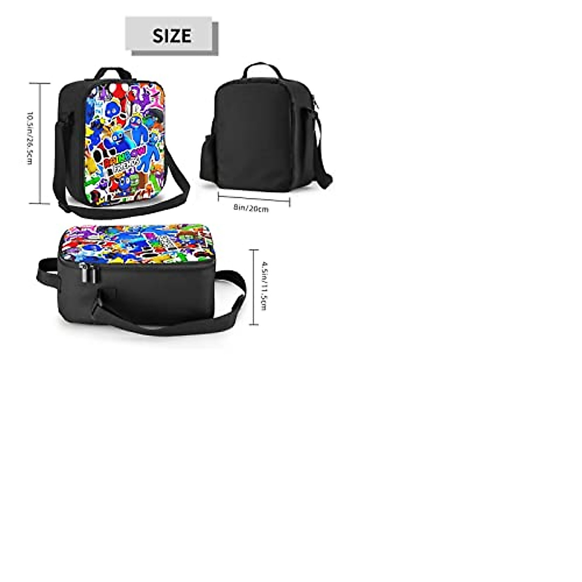 OYAMBE Cartoon Backpack Travel Backpack Lunch Box Casual Daypack Backpack 3d Backpack Laptop Backpack