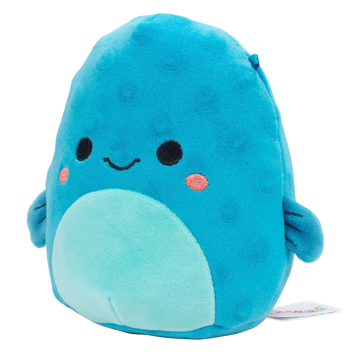 Squishmallows Original 5-Inch Refalo The Pufferfish - Official Jazwares Easter Plush - Collectible Soft & Squishy Mini Basket Stuffer Stuffed Animal Toy - Gift for Kids, Girls & Boys