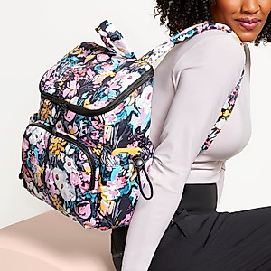 Vera Bradley Women's Featherweight Backpack Bookbag, Stratford Paisley, One Size