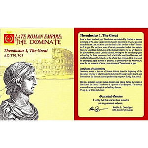 379 IT Eastern Roman Empire Theodosius I The Dominate Coin, Nummus Fine NGC
