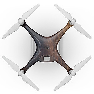 Design Skinz Design Skinz Knotted Rich Wood Plank Full-Body Wrap Decal Skin-Kit Compatible with The Drone DJI Inspire 2