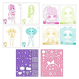 L.O.L. Surprise! O.M.G. Ultimate Fashion Designer by Horizon Group USA, Color & Create Outfits & Make-Up Looks for The O.M.G. Sisters, Includes 2 Sketchbooks, 5 Surprises, Stickers, Stencils & More
