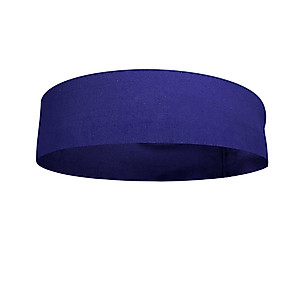 Bondi Band Womens 4 Inch Royal Blue Flatback Moisture Wicking Workout SweatbandOrange; Running, Walking, Crossfit, Skiing, Workouts; Absorbs & Evaporates Sweat 10x Faster - Multiple Colors Available - One Size Fits All