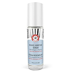 First Aid Beauty Bounce Boosting Serum with Collagen + Peptides, Helps Smooth Fine Lines + Wrinkles with Plumping Hydration, 1 oz