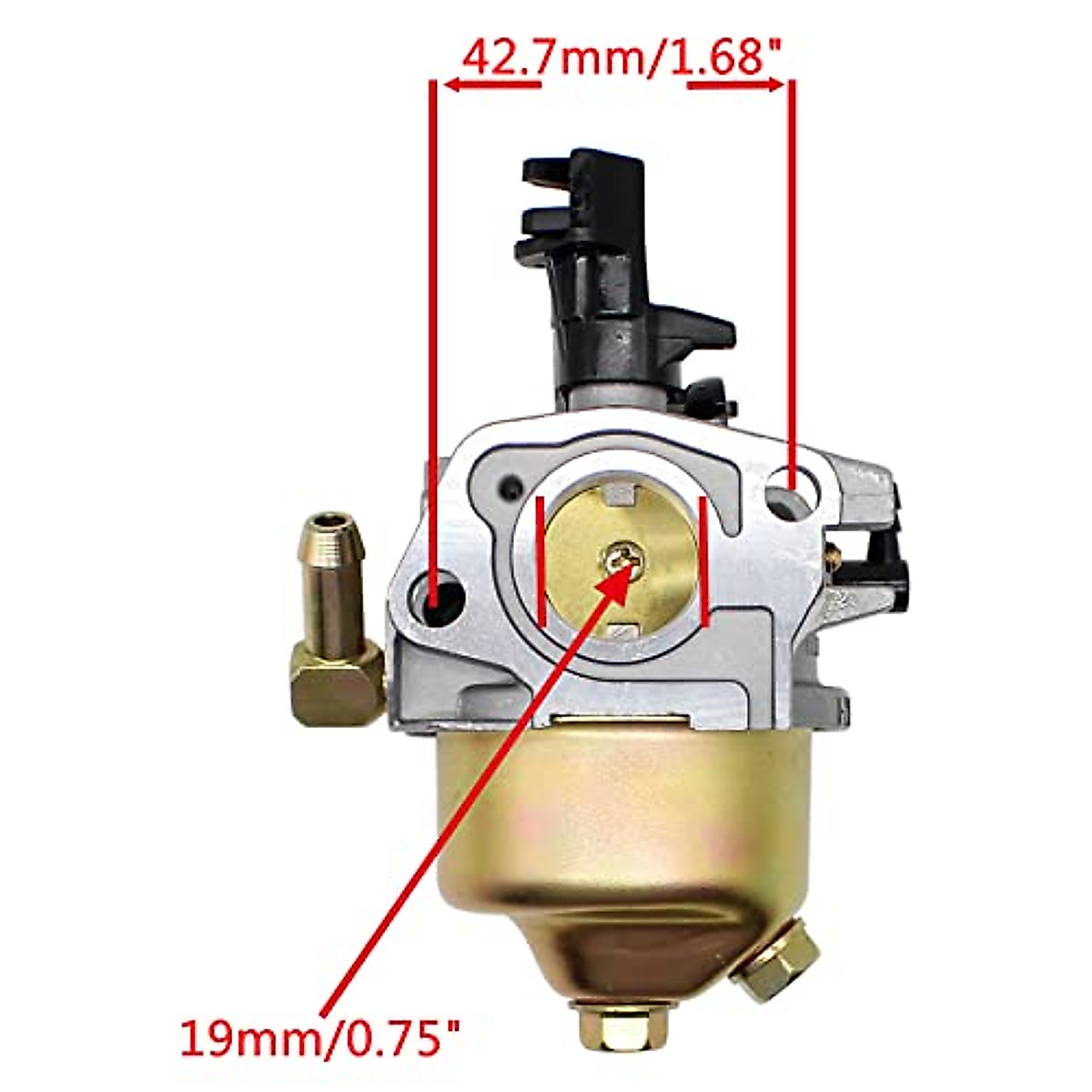 Fullas Huayi OEM Carburetor 170SD Compatible with MTD Troy-Bilt, Cub Cadet, Snowblower 208CC Gas Engine 270-WU with OEM Number 951-15236 and 751-15236