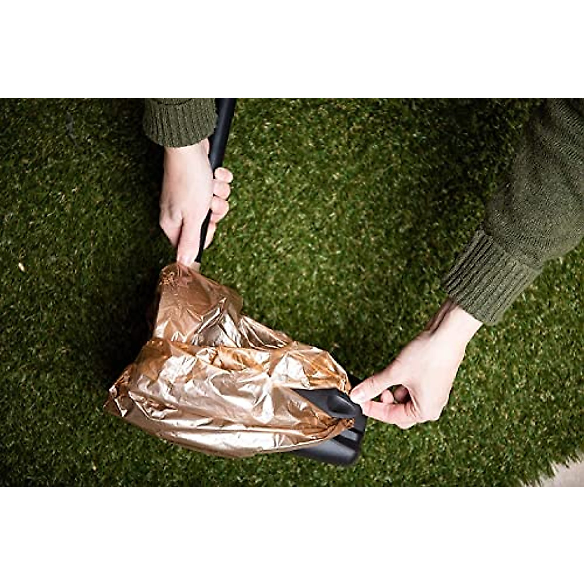 Swivel Bin Waste Bag and Rake Dog Pooper Scooper, Refill Bags (3-Pack, 20 Count)