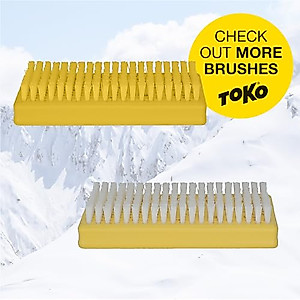 TOKO Ski Snowboard Waxing Brush 14mm Nylon and Copper Combi Brush