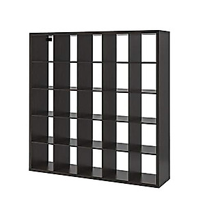 IKEA Kallax 5 x 5 Bookshelf Storage Shelving Unit Bookcase BLACK NEW Rep Expedit