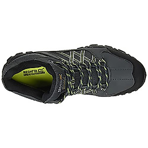 Regatta Men's Low Rise Hiking Boots, Brown Briar Lime Punch 824, 9