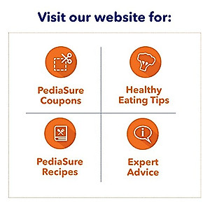 Pediasure Grow & Gain with Fiber Nutrition Shake For Kids, Vanilla, 8 fl oz