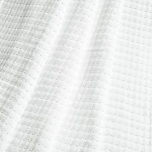 Lush Decor Solid Kantha Pick Stitch Yarn Dyed Cotton Woven Throw Blanket, 60" x 50", Off-White