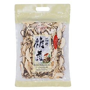 ONETANG Shiitake Mushroom, Dried Slice, Quick Rehydration, Soft Texture, Fresh Flavor, Stemless, Vacuum Sealed, Vegan, No Fumigation Sulfur, 8 Oz