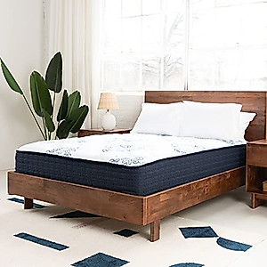 Signature Design by Ashley Mt Dana 15 Inch Plush Hybrid Mattress, CertiPUR-US Certified Foam, Queen