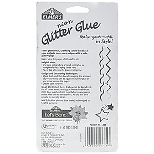 Elmer's Swirl Glam Glitter Glue, 0.36 Oz. Each, Pack of 5 Color Tubes