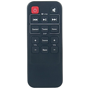 RMT-HSB318 Replacement Remote Control fit for Insignia Home Cinema Speakers NS-HSB318 Soundbar Home Theater Speaker NSHSB318