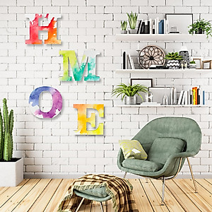 12 Inch White Wood Letters, Extra Large Unfinished Wooden Letters for Wall Decor, Printable Alphabet Letters Free Standing Solid Letters for Home Bedroom Wedding Birthday Party DIY Craft, Letter K