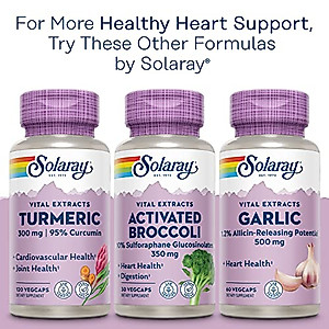 SOLARAY Red Yeast Rice, Healthy Heart & Cardiovascular Support, Non-Irradiated & Citrinin-Free, 60 Day Money-Back Guarantee, 120 Servings, 120 VegCaps
