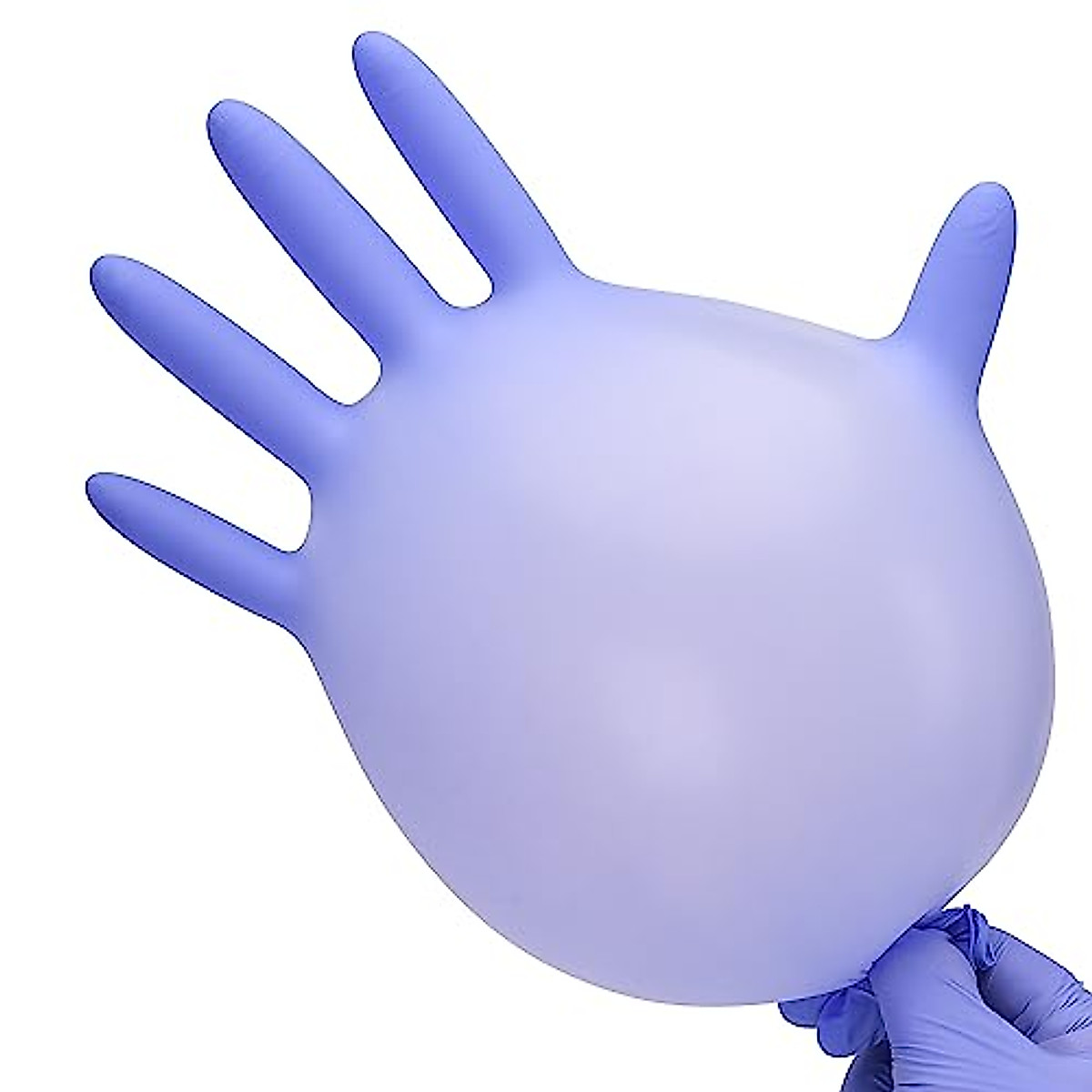 SwiftGrip Disposable Nitrile Exam Gloves, 3mil, XS, Box of 100, Violet Nitrile Gloves Disposable Latex Free for Medical, Cleaning, Cooking & Esthetician, Food-Safe, Powder-Free, Purple, Non-Sterile