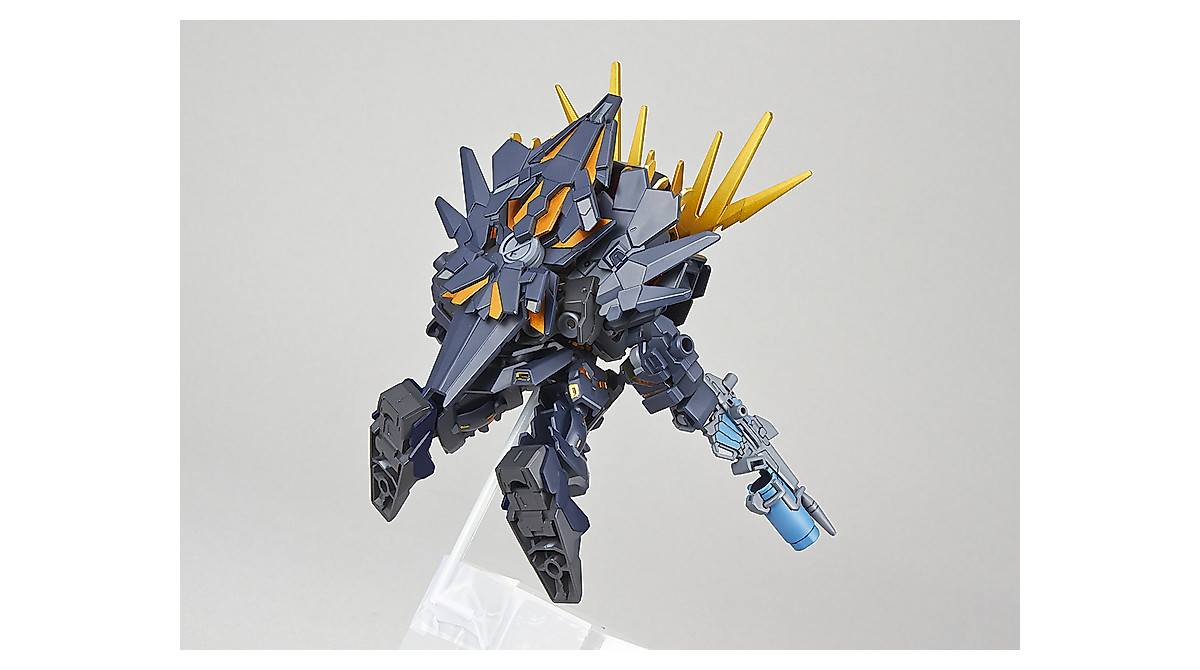 SD Gundam Banshee Norn Model Kit - Easy Snap-Fit, Articulation