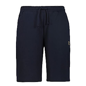 JP 1880 Menswear Big & Tall Plus Size L-8XL JP Logo Comfy Sweat Shorts Navy Blue XXXX-Large 702636 70