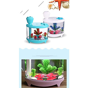 ACEBON Portable Mini Humidifier, 460ml Cool Mist Small Humidifier, USB Quiet Operation Desktop Humidifiers for Baby Bedroom Travel Office Home, 2 Mist Modes (Pink)