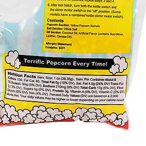 King All-In-One Kettle Corn Popcorn Kit for 6.1 oz. Popper - 24 Case