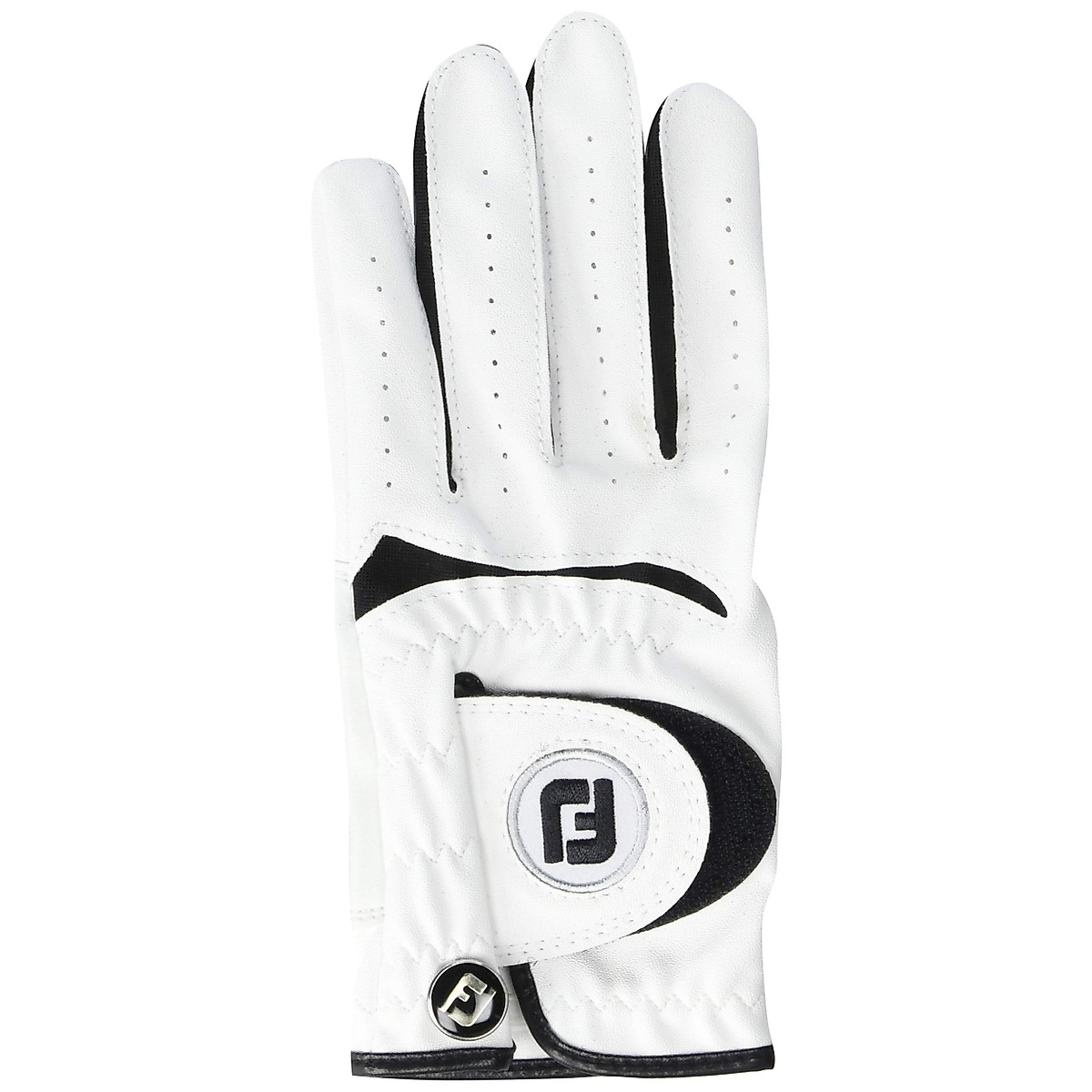 FootJoy Junior Golf Glove, White Medium/Large, Worn on Left Hand