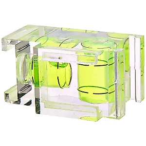 Polaroid Hot Shoe Two Axis Double Bubble Spirit Level For Sony Alpha & Minolta Maxxum Digital and Film Cameras