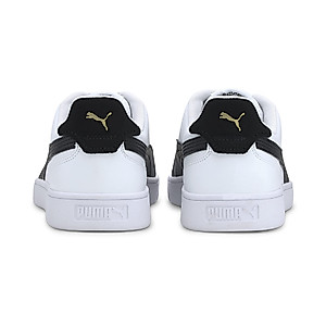 Puma Unisex Sneaker Basketball, White Black Team Gold, 9 US Women