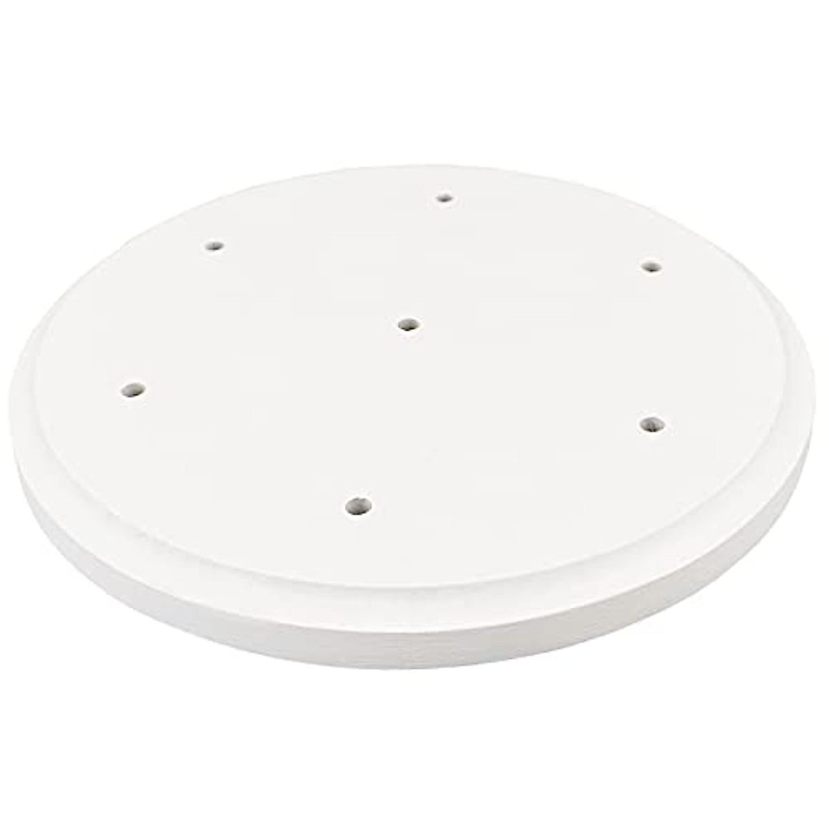 NANGOPOP 2 Pack Cake Pop Stand - 7 Hole Wood Lollipop Holder Display Round Candy or Sucker Stand for Wedding, Birthday Party, White