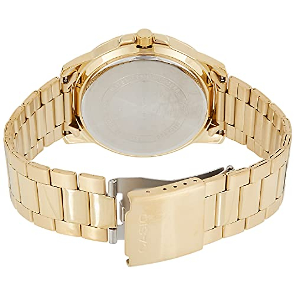 Casio MTP-VD01G-9EV Men's Enticer Gold Tone Stainless Steel Gold Dial Casual Analog Sporty Watch