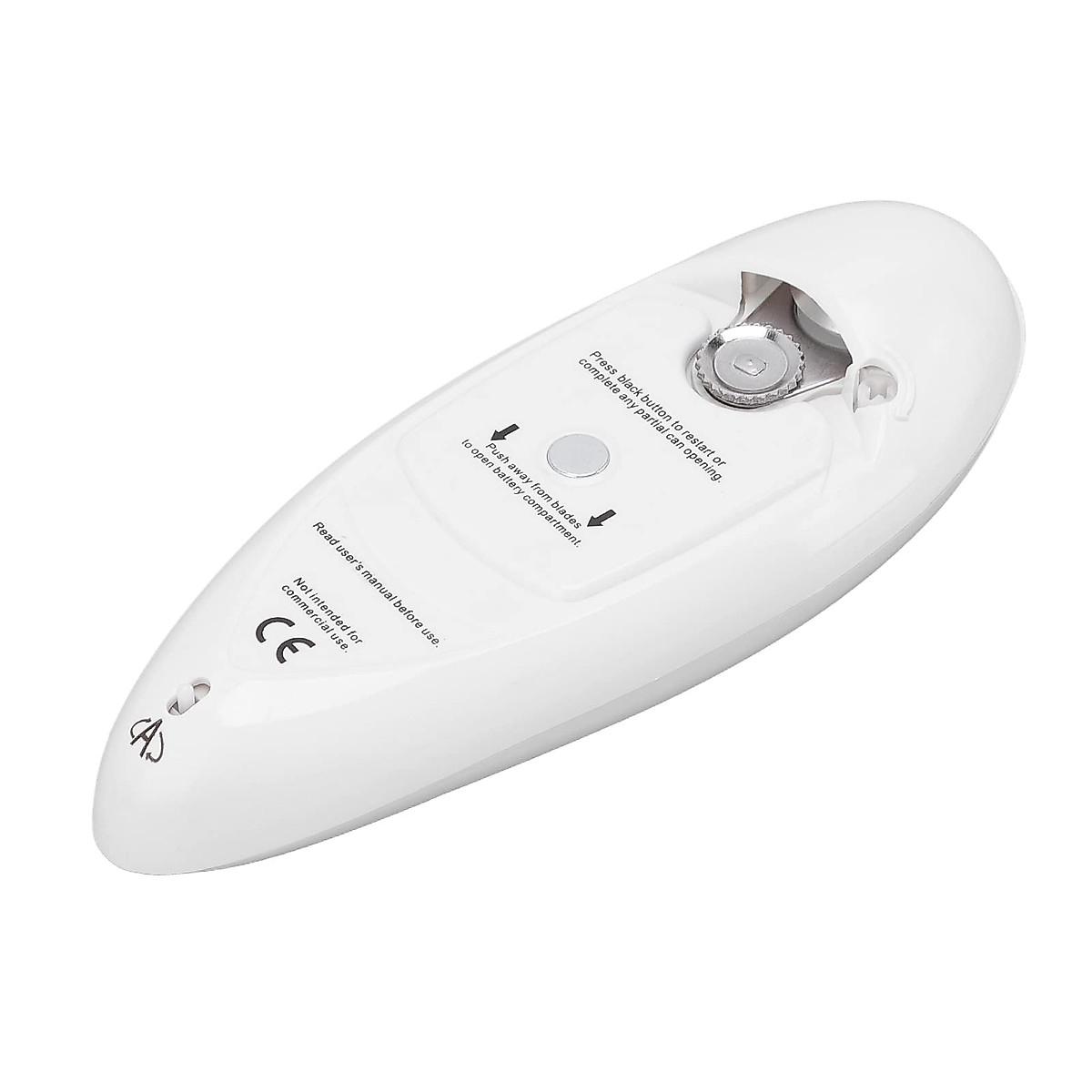 Zerodis Bottle Openers, Electric Can Opener Portable One Touch Automatic Can Opener with Manual Bottle Opener for Kitchens and Restaurants Hands Can Opener with Less Effort to