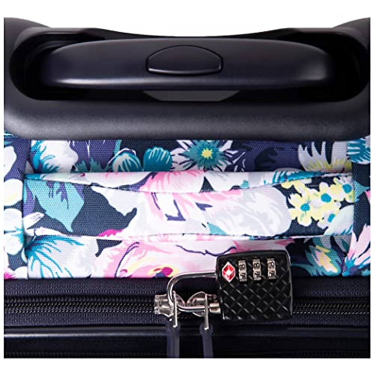 Vera Bradley Women's Softside Rolling Work Bag, Garden Grove, One Size