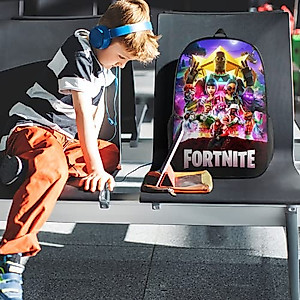 TNAMLOAW Personality Design Premium Material Durable 17" Lightweight Simple Backpack Boys Girls Shoulder Bags Large Capacity