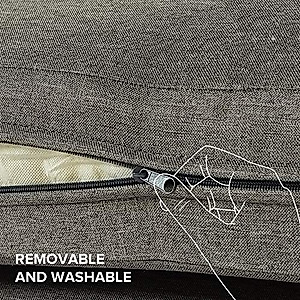 ZINUS Janelle Gold Metal Loveseat / Steel Framework with Upholstered Cushions / Easy Assembly