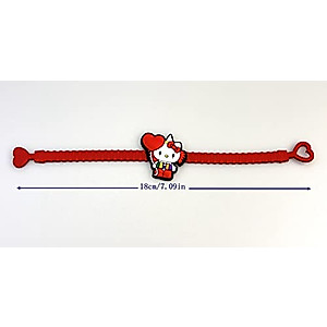 HUANGQH 15 Pack Rubber Bracelets Wristband Bracelets for Birthday Party Supplies Favors Prize Rewards