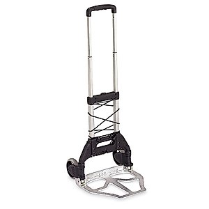 WESCO 220646 Aluminum Folding Hand Trucks, Poly Mini Mover