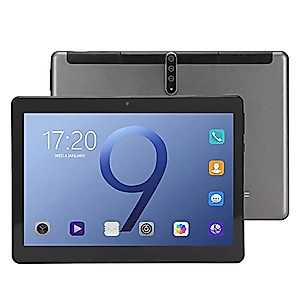 LBEC Black Grey Tablet, Dual Speakers Support 2.4G 5G WiFi Octa Core CPU 10 Inch Tablet for 10 3GB RAM 32GB ROM for Home (US Plug)