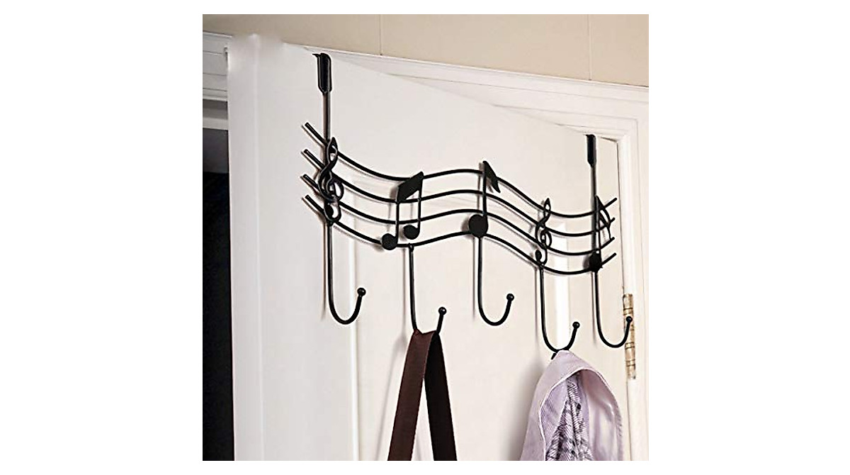 Stylish Over The Door Hook – Musical Note Design