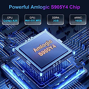 Android TV Box 11.0, HAKOMiNi 2GB 16GB Smart TV Box Netflix Google Certified, Amlogic S905Y4 Media Player Support 2.4G 5G WiFi Ultra HD 4K/ HDR/ 2*USB 2.0/ BT 5.0 with Remote, Chromcast Built-in