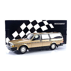 Minichamps 1986 240 GL Break Gold Metallic Limited Edition to 402 Pieces Worldwide 1/18 Diecast Model Car 155171415