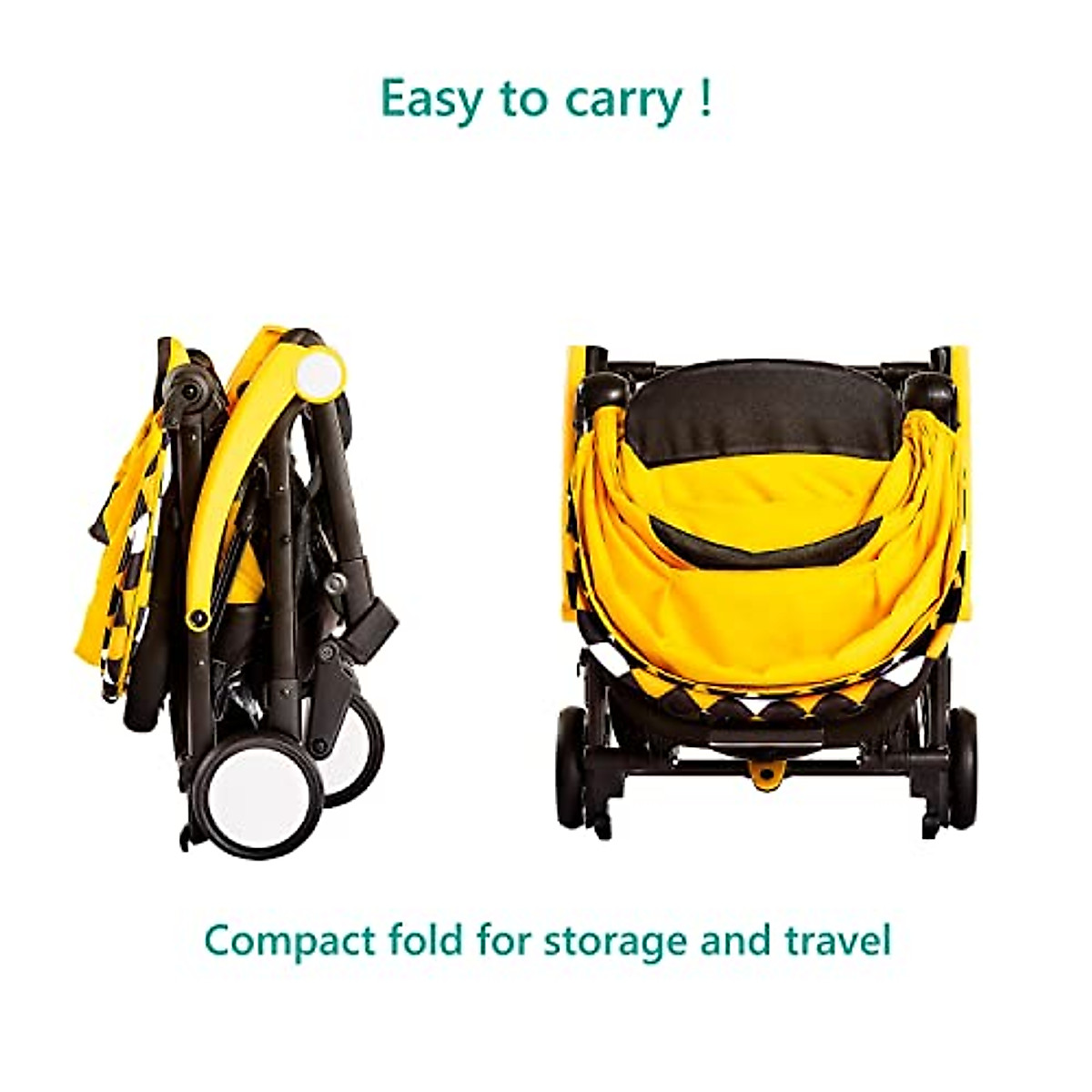 Mia Moda Enzo Urban Stroller, Yellow