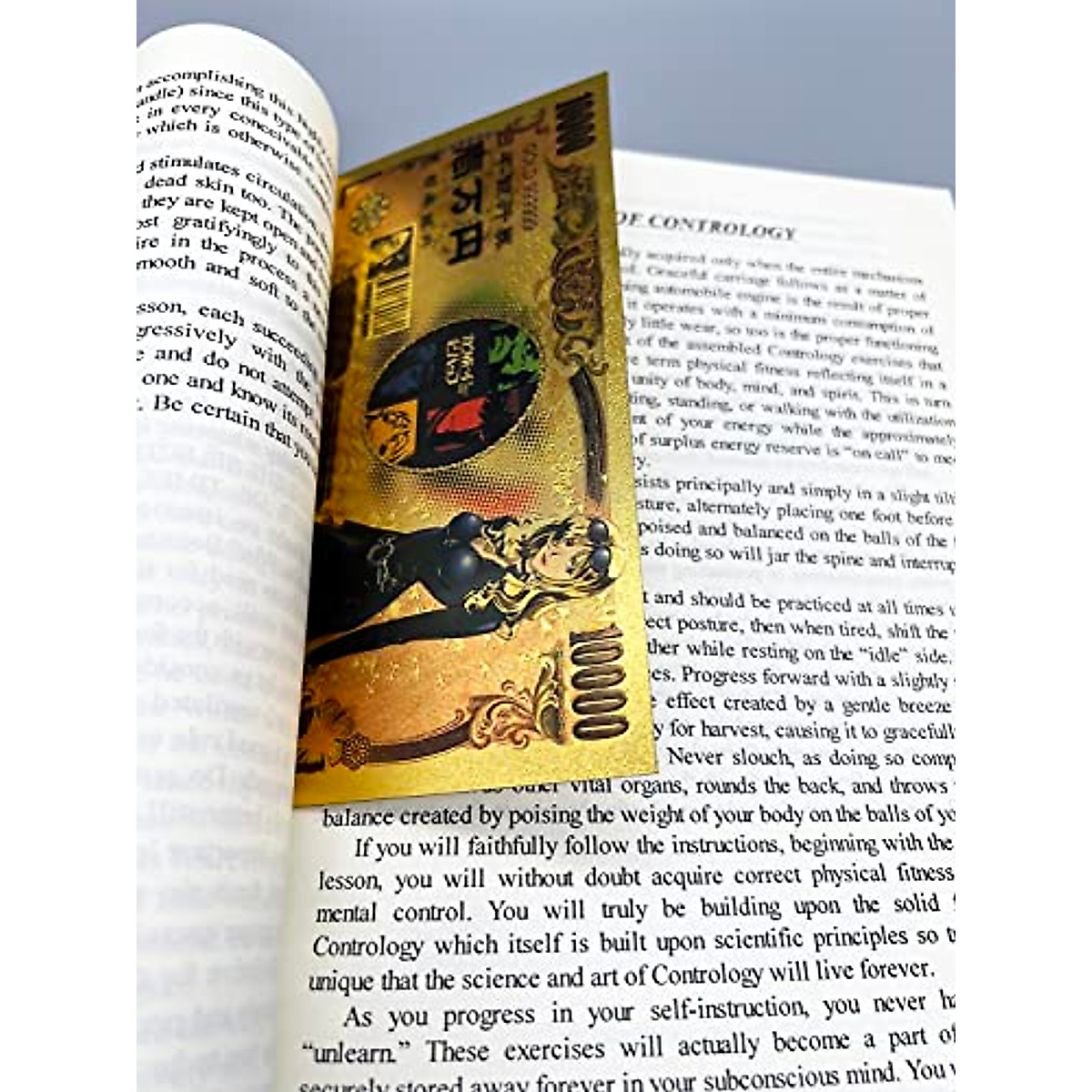 YJacuing Anime Cowboy Bebop Gold Coated Banknote, Limited Edition Collectible Bill Bookmark (6 PCS Collection)