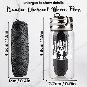 BOONBOO Dental Floss, Bamboo Charcoal Woven Thread, Mint