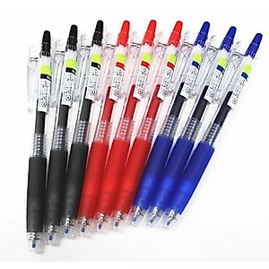Pilot Juice Retractable Premium Gel Ink Roller Ball Pens, Ultra Fine Point,-0.38mm- Black .Blue.red Ink Each 3 Pens/total 9 Pens Value Set(with Our Shop Original Description of Goods)
