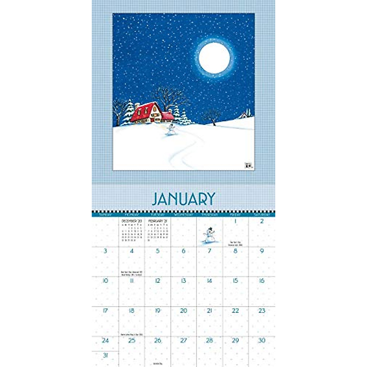 Mary Engelbreit 2021 Collectible Print with Wall Calendar