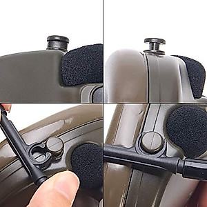 【Z-TAC Official Store】 ZTactical zComta II TacticalHeadset (Z041-FG) + Rotatable Adapter for Fast (Z147)+ U94 zPTT Kenwoo Push-to-Talk（Z113-KEN） NoiseCanceling Sound Collection G:1 NonMilSpec OD