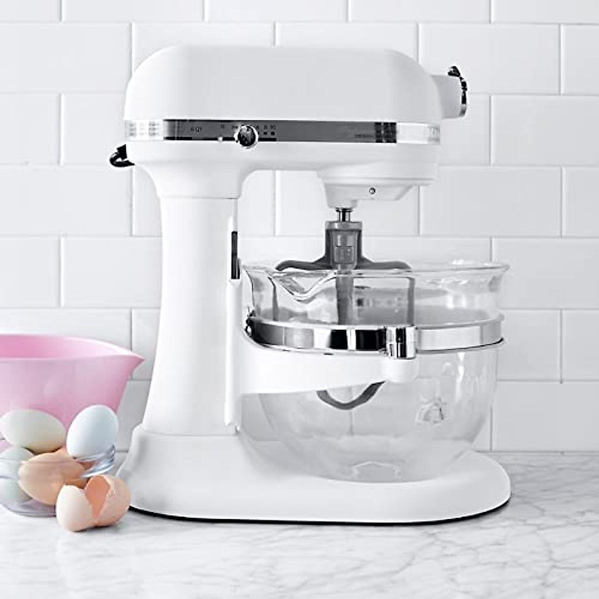 KitchenAid Stand Mixer Glass Bowl, 6 Quart Bowl Lift